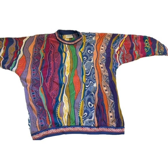 COOGI | Sweaters | Vintage Coogi Australia Crazy Knit Pullover Sweater ...